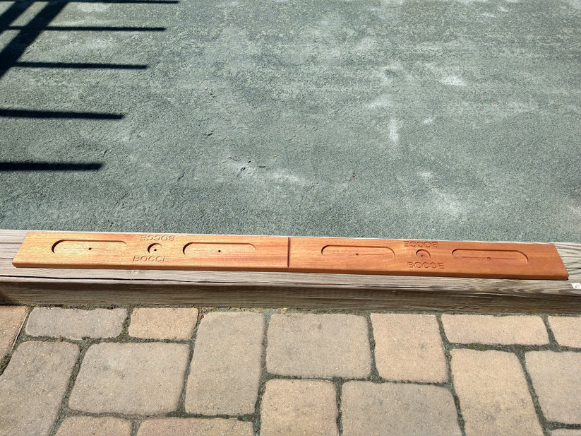 Bocce ball holders | Mahogany Wood | Bocce Ball Racks – Boccesupplies.com